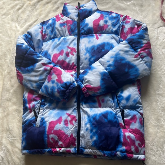Wesc | Jackets & Coats | Wesc Jacket Adult Puffer Tie Dye Blue Vegan ...